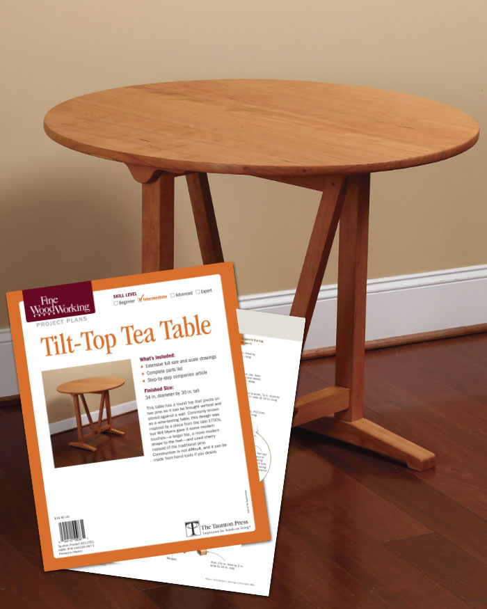 Tilt-Top Tea Table (Digital Plan) – Woodsmith