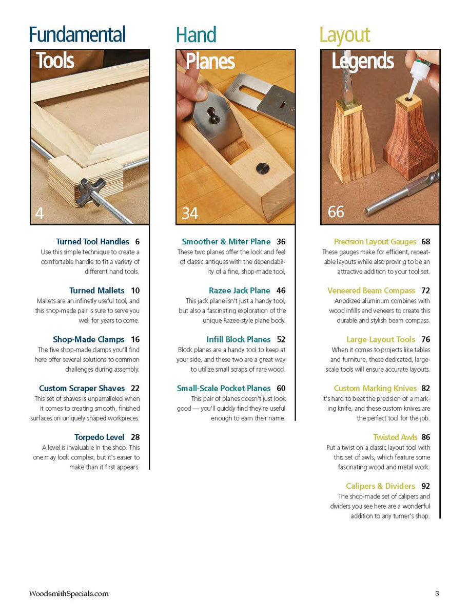 Shop-Made Hand Tools – Woodsmith