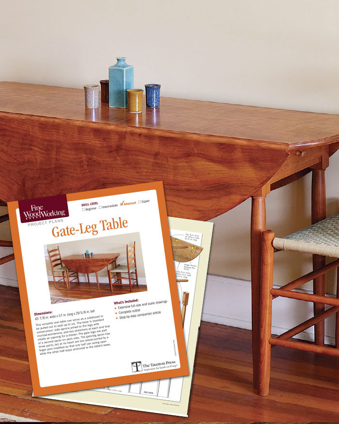 Gate-Leg Table Plan (Digital Plan) – Woodsmith