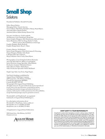 Small Shop Solutions – Woodsmith