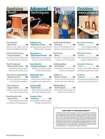 Top-Notch Finishing – Woodsmith