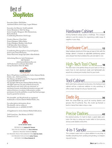 The Best of ShopNotes, Volume 1 – Woodsmith